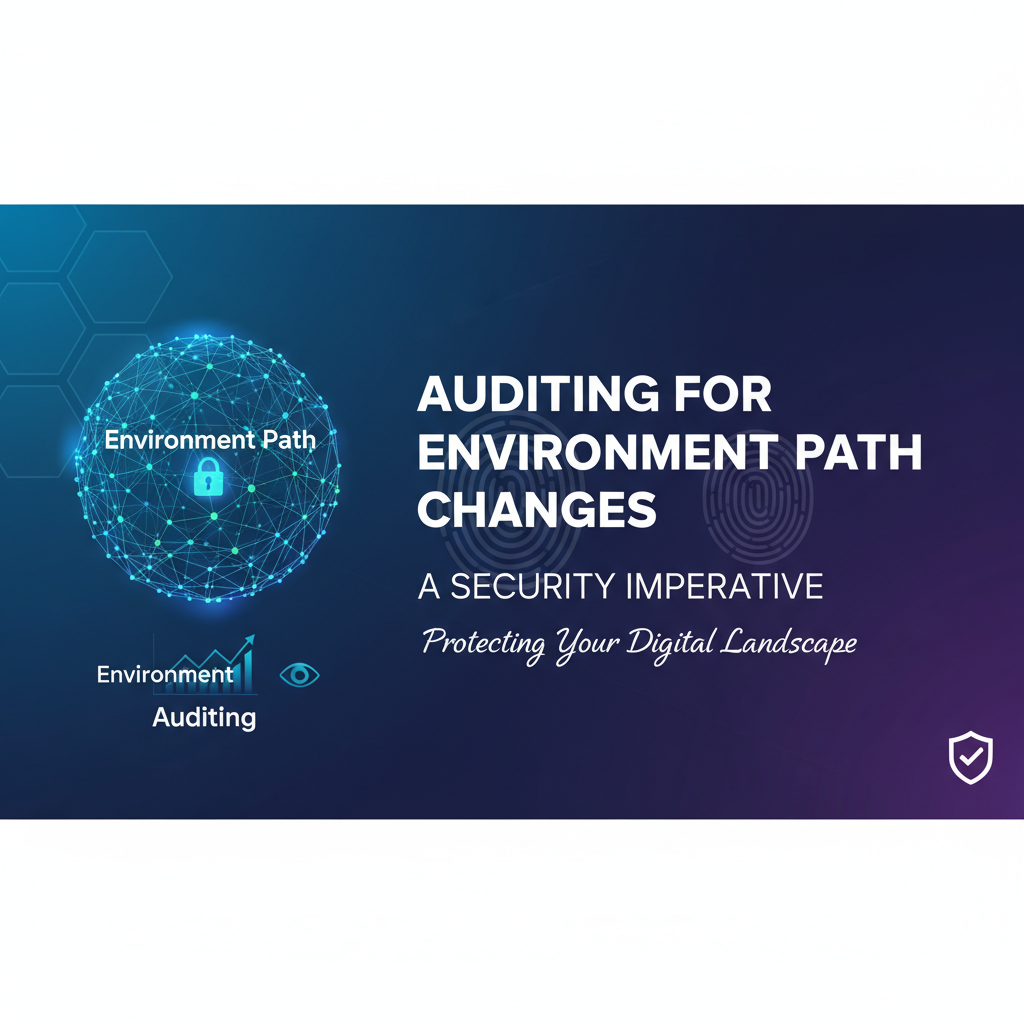 Auditing for Environment Path Changes: A Security Imperative