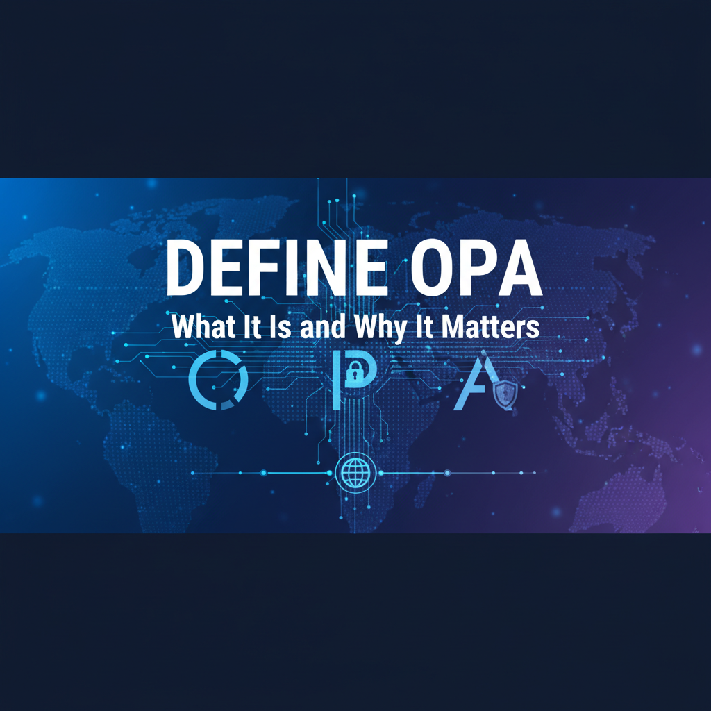 Define OPA: What It Is and Why It Matters
