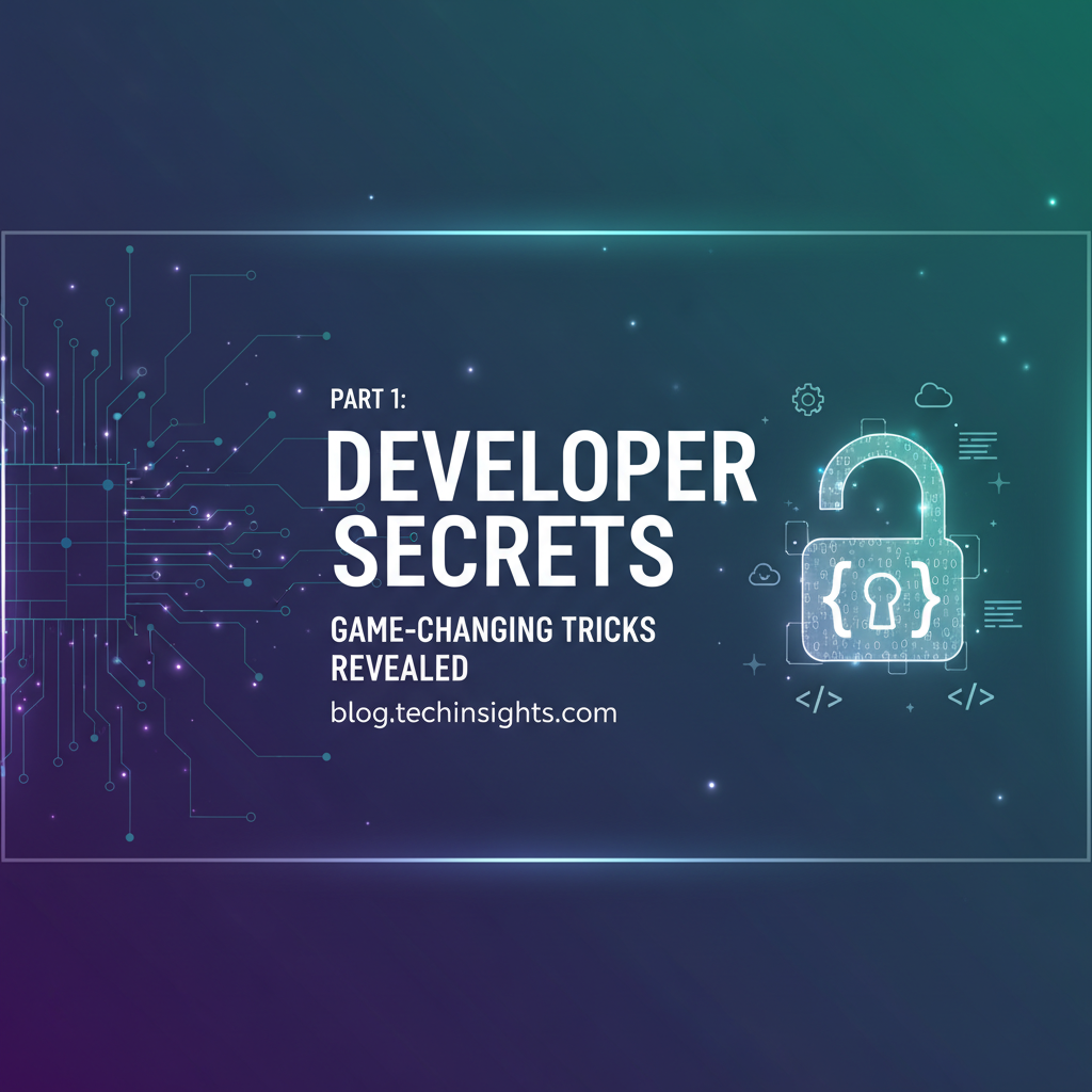 Developer Secrets Part 1: Game-Changing Tricks Revealed