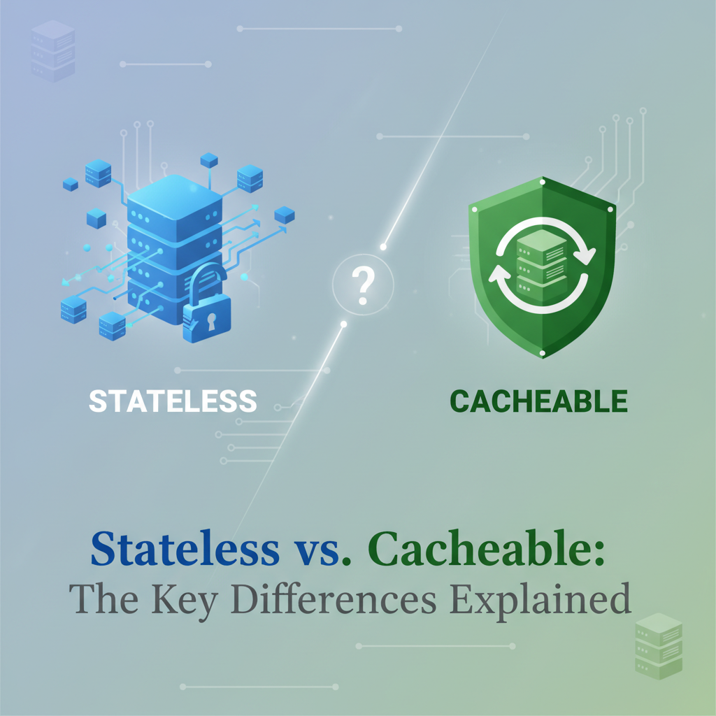 Stateless vs. Cacheable: The Key Differences Explained