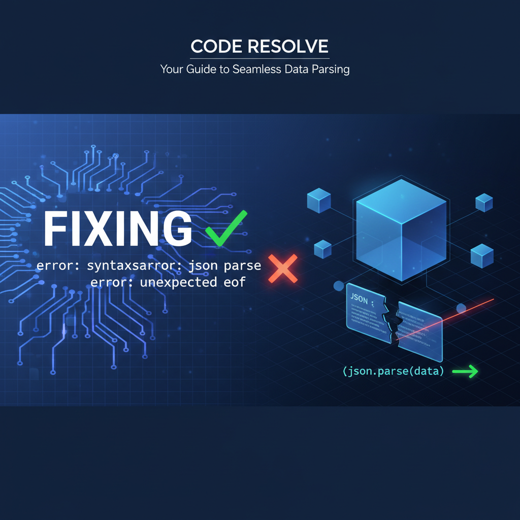 Fixing `error: syntaxerror: json parse error: unexpected eof`