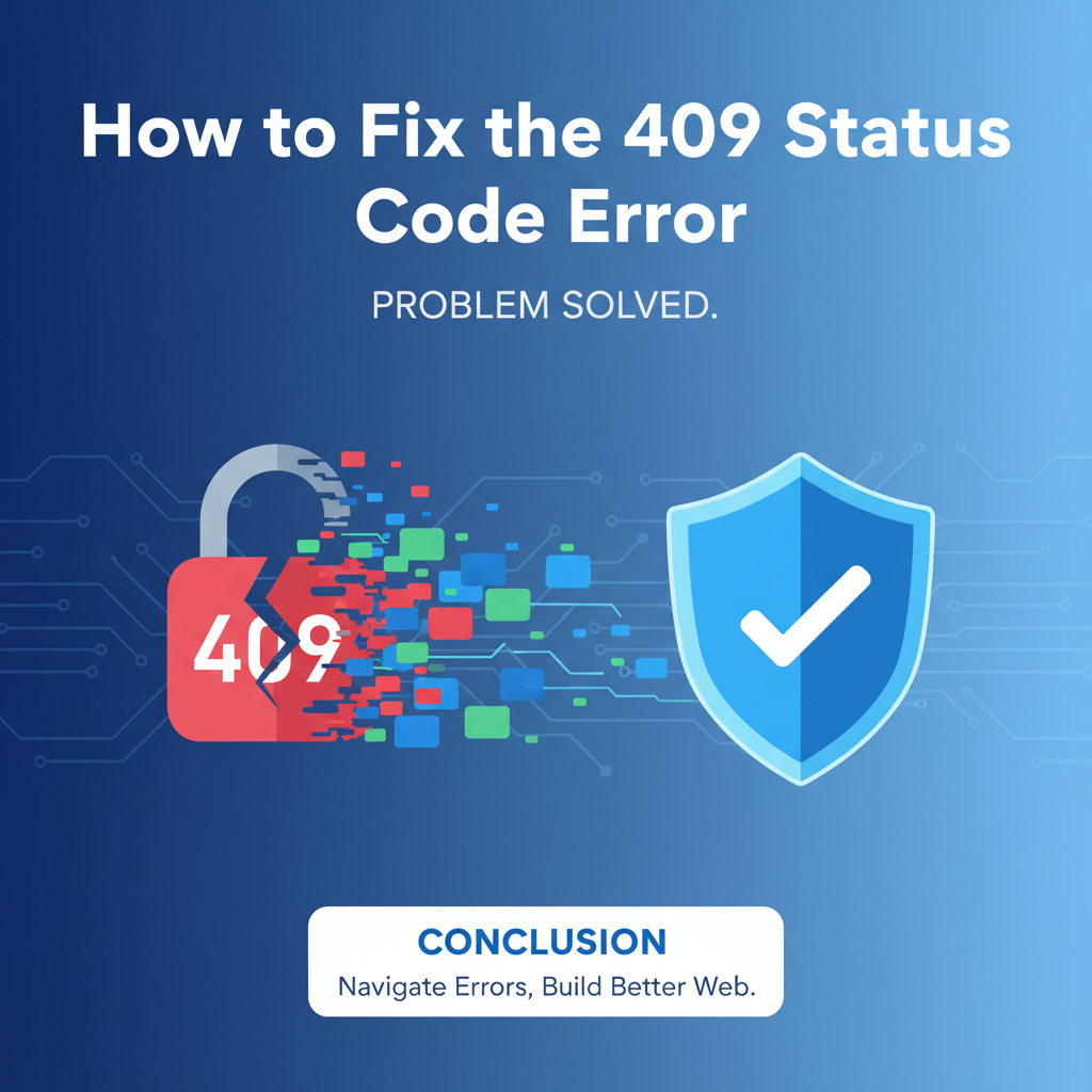 How to Fix the 409 Status Code Error