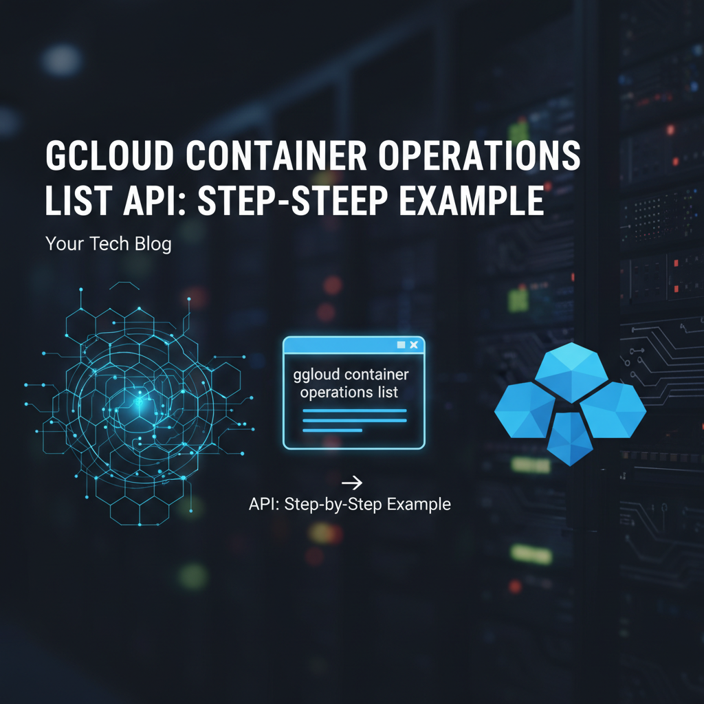 gcloud Container Operations List API: Step-by-Step Example