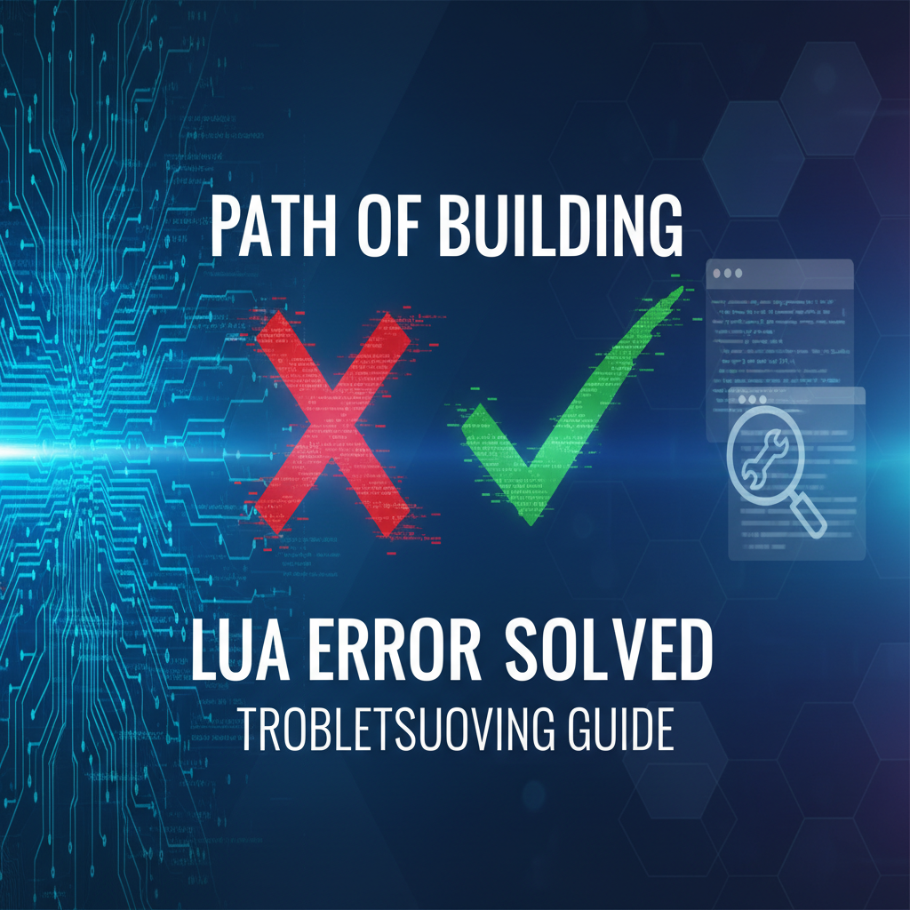 Path of Building Lua Error Solved: Troubleshooting Guide