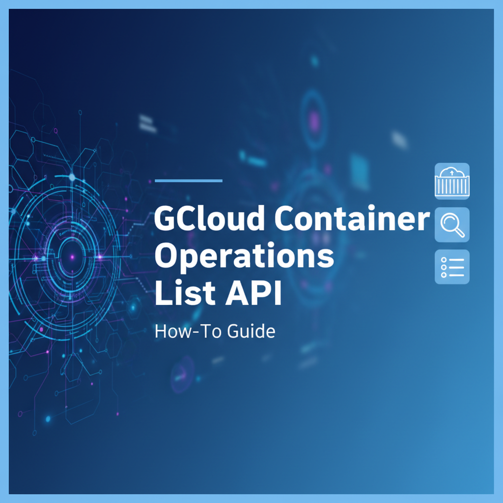 GCloud Container Operations List API: How-To Guide