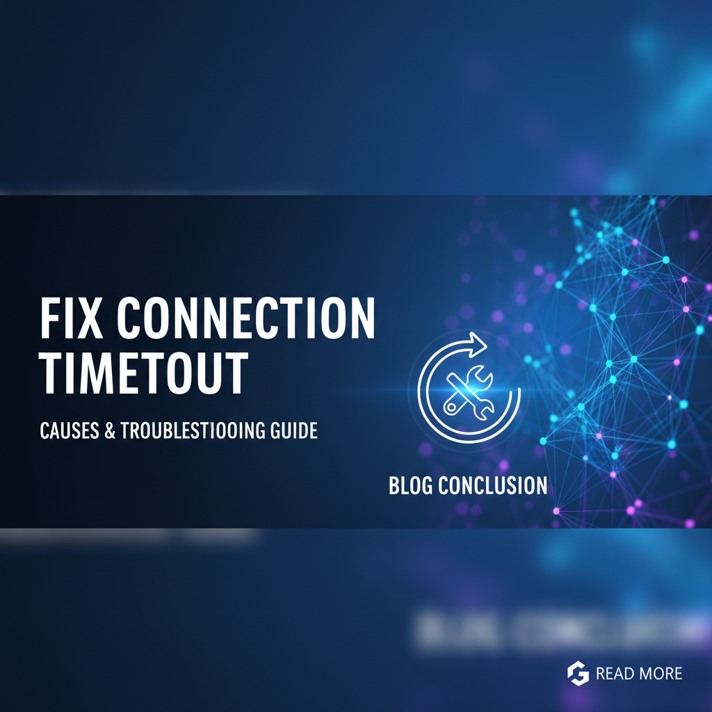 Fix Connection Timeout: Causes & Troubleshooting Guide