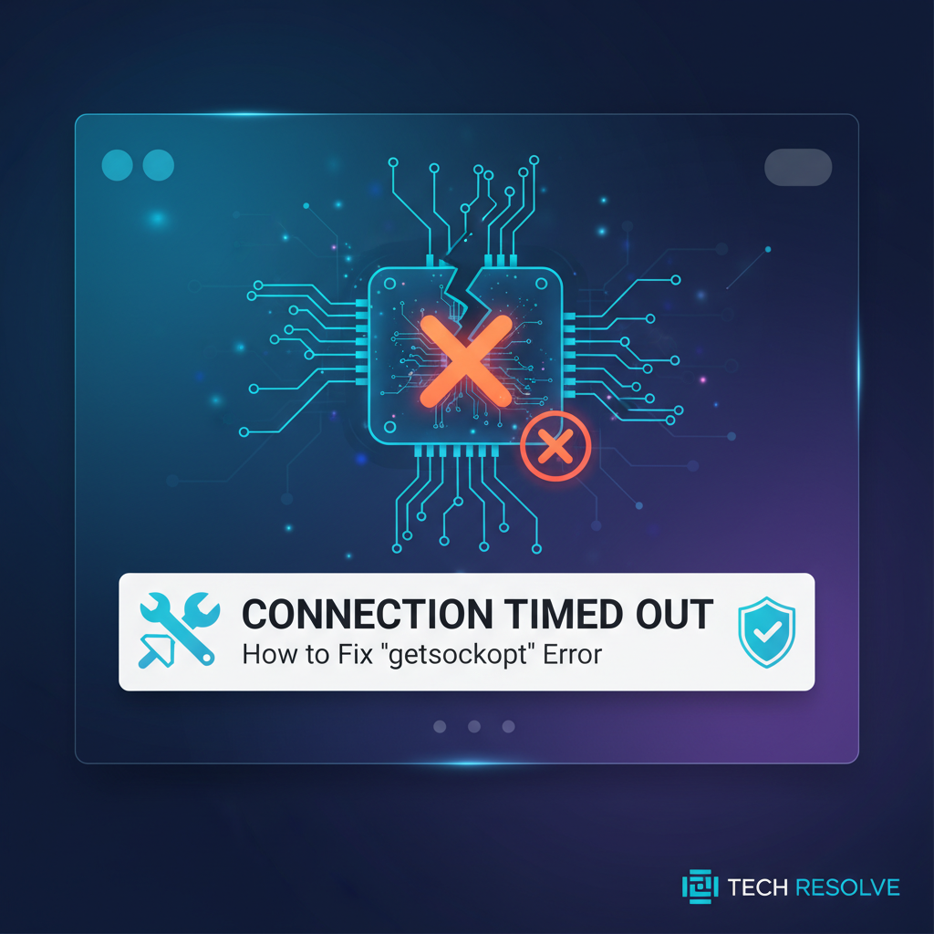 How to Fix 'connection timed out: getsockopt' Error