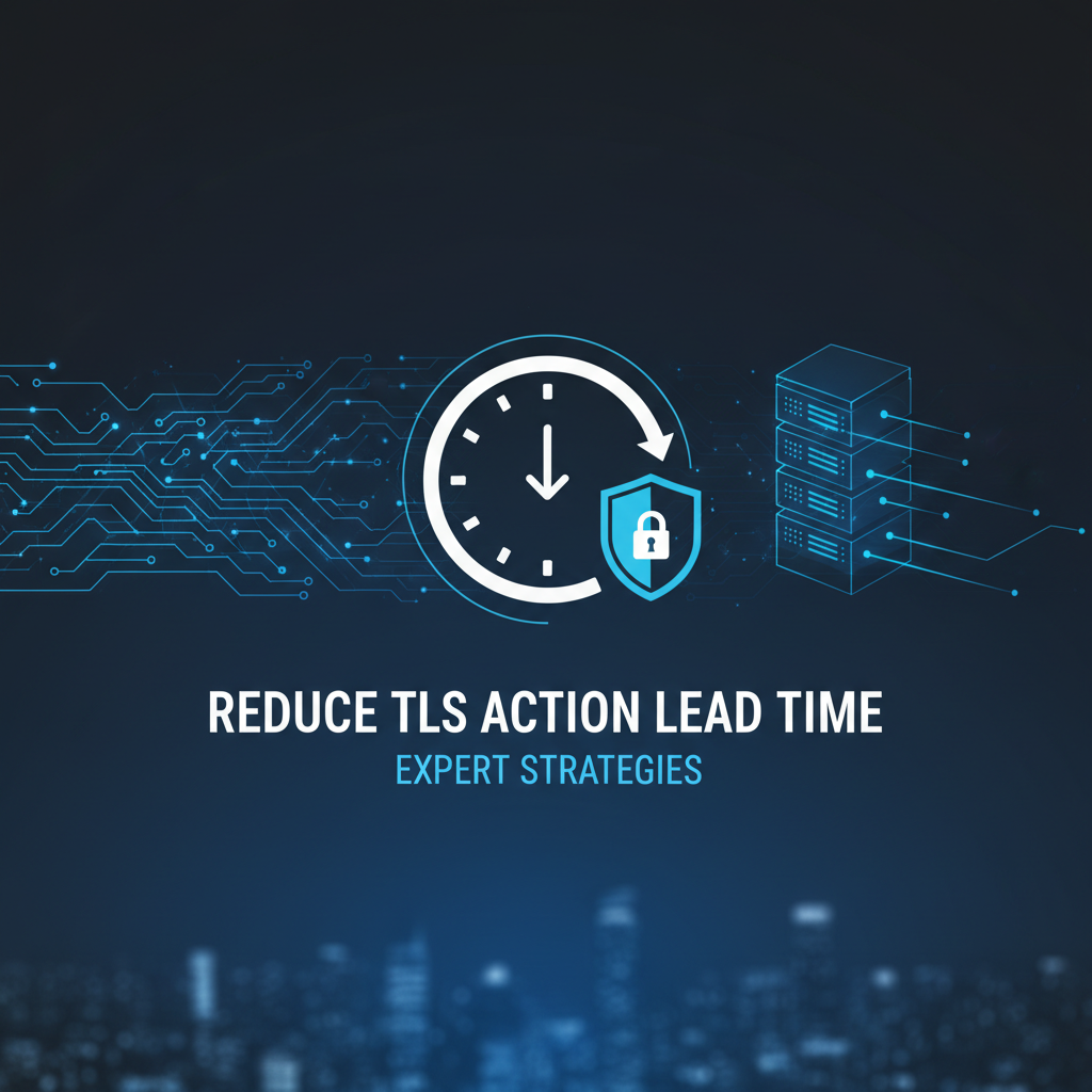 Reduce TLS Action Lead Time: Expert Strategies