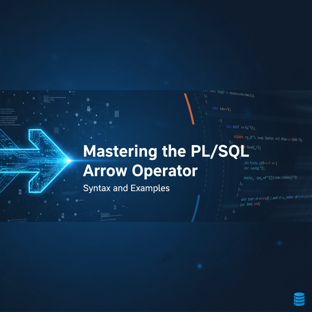 Mastering the PLSQL Arrow Operator: Syntax and Examples