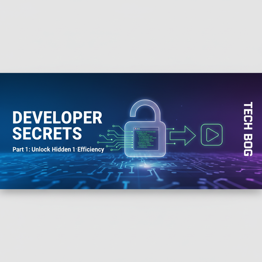 Developer Secrets Part 1: Unlock Hidden Coding Efficiency