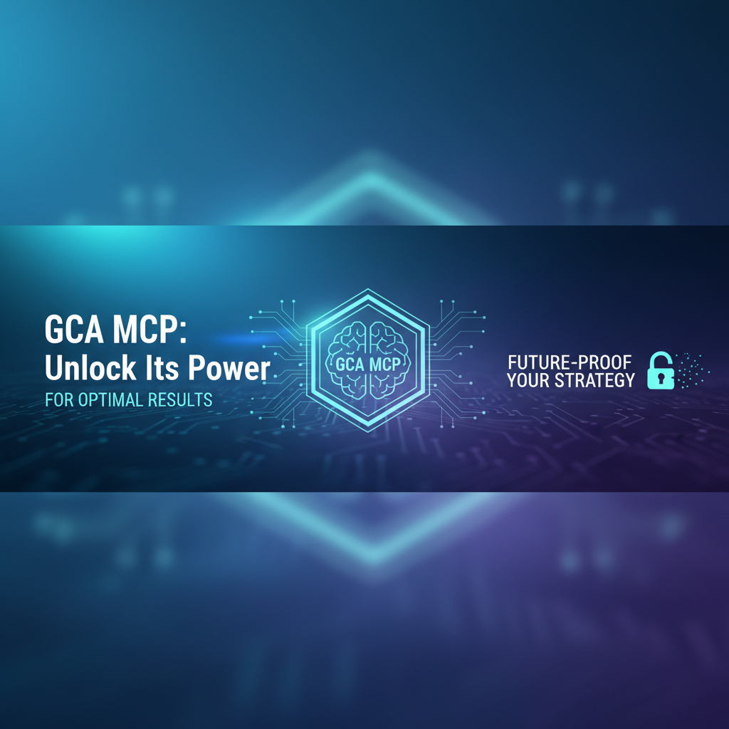 GCA MCP: Unlock Its Power for Optimal Results