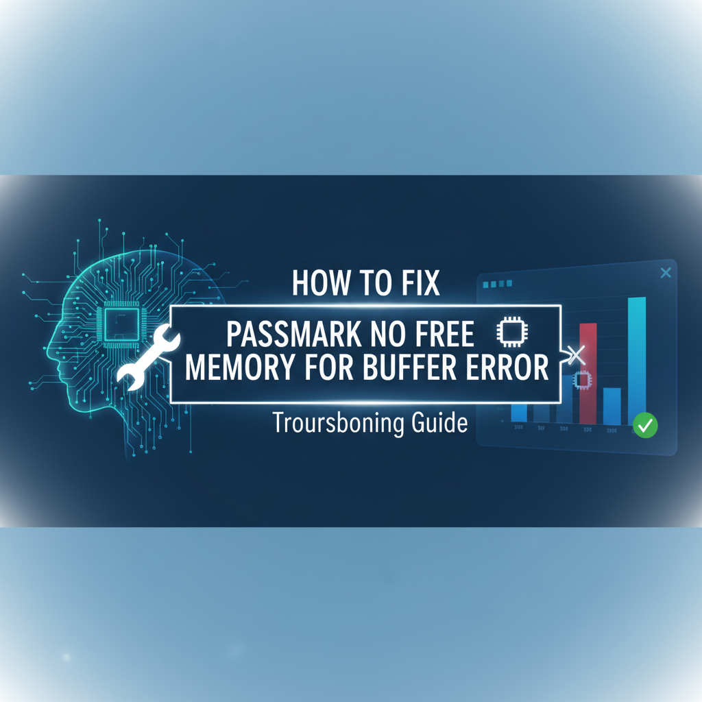 How to Fix Passmark No Free Memory for Buffer Error