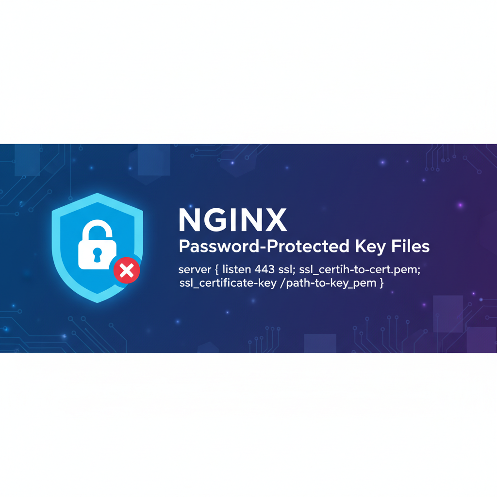 Use Nginx with Password-Protected Key Files