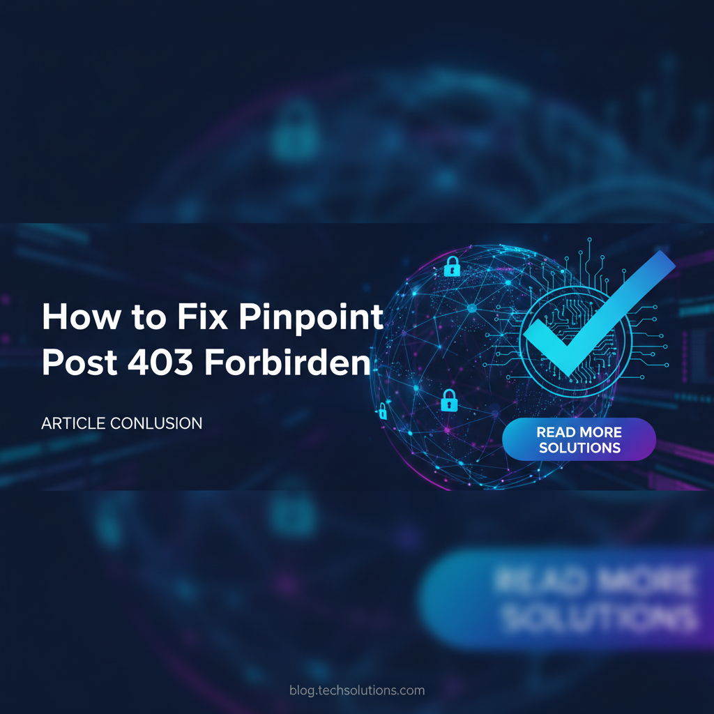 How to Fix Pinpoint Post 403 Forbidden
