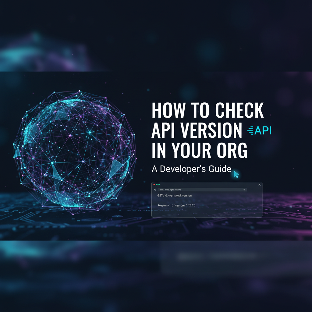 How to Check API Version in Your Org