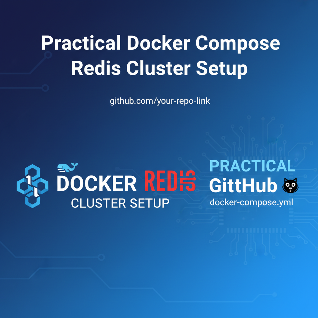 Practical Docker Compose Redis Cluster Setup (GitHub)