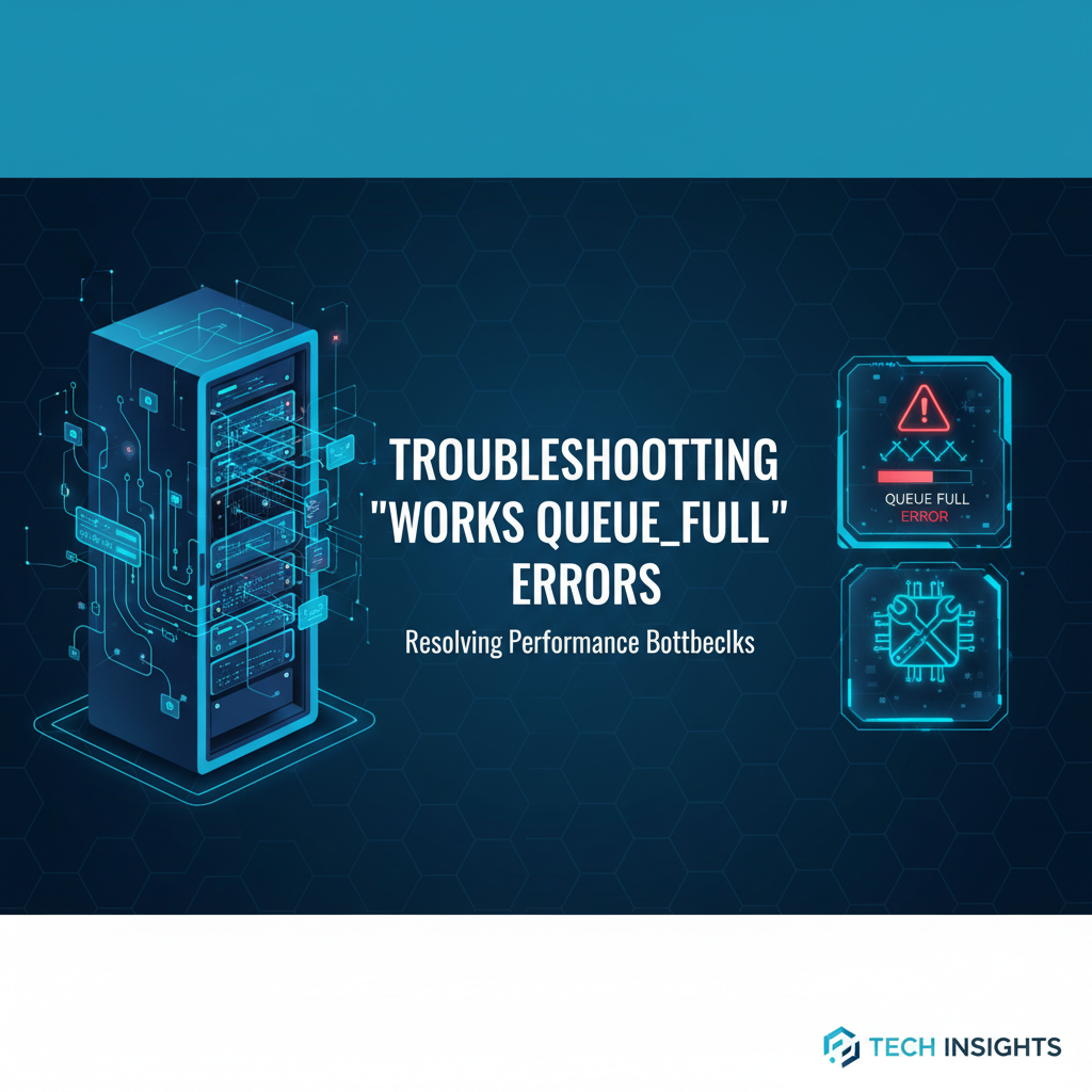 Troubleshooting 'works queue_full' Errors