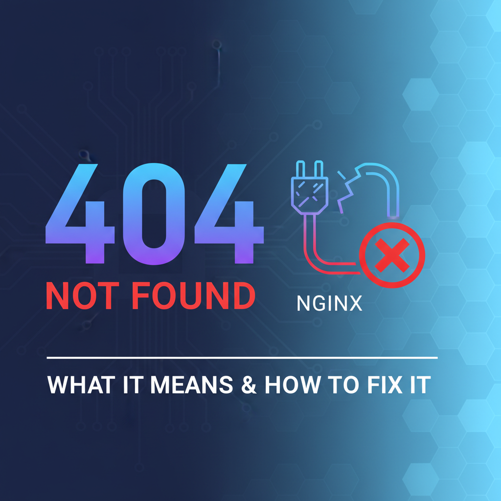 404 Not Found Nginx: What It Means & How to Fix It