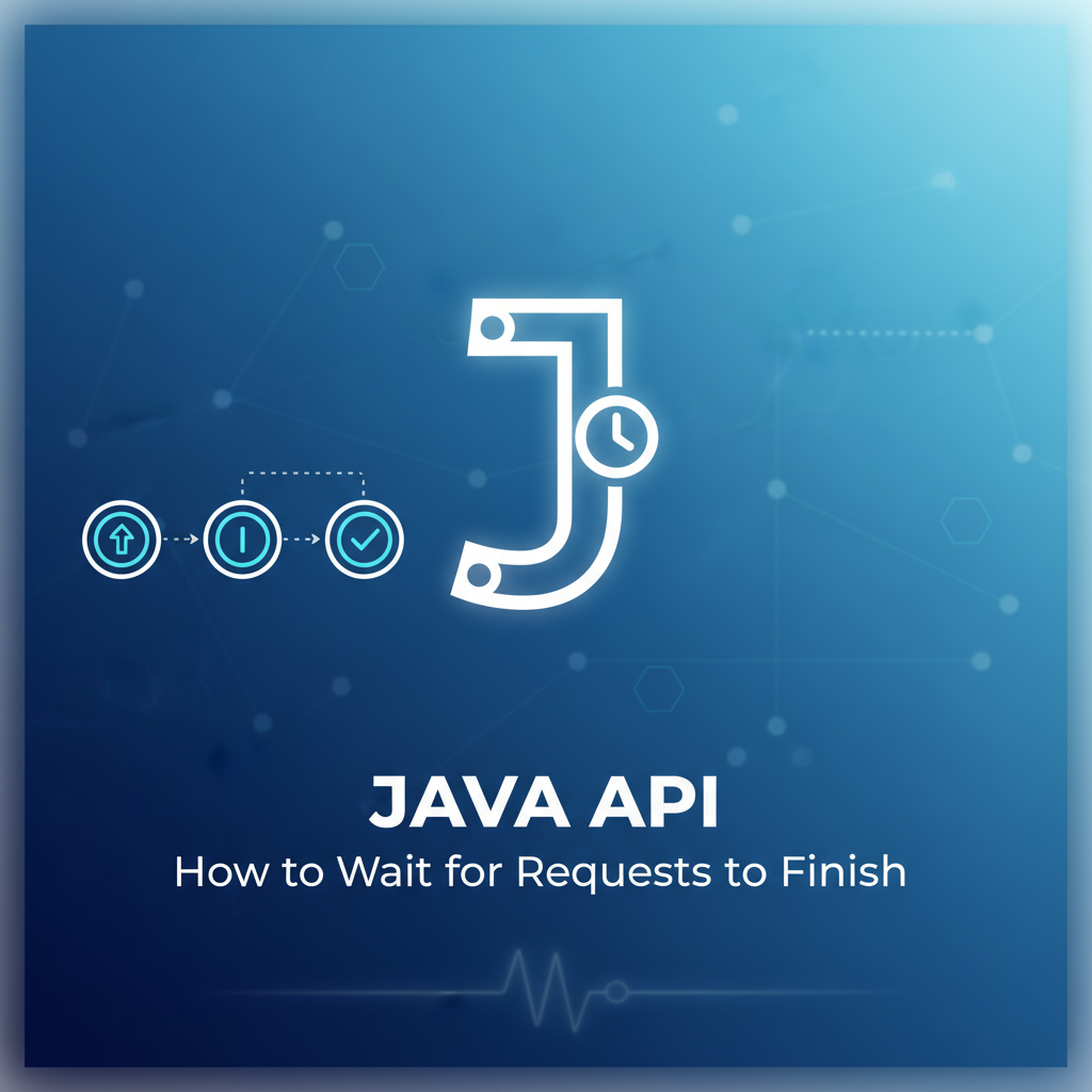 Java API: How to Wait for Requests to Finish