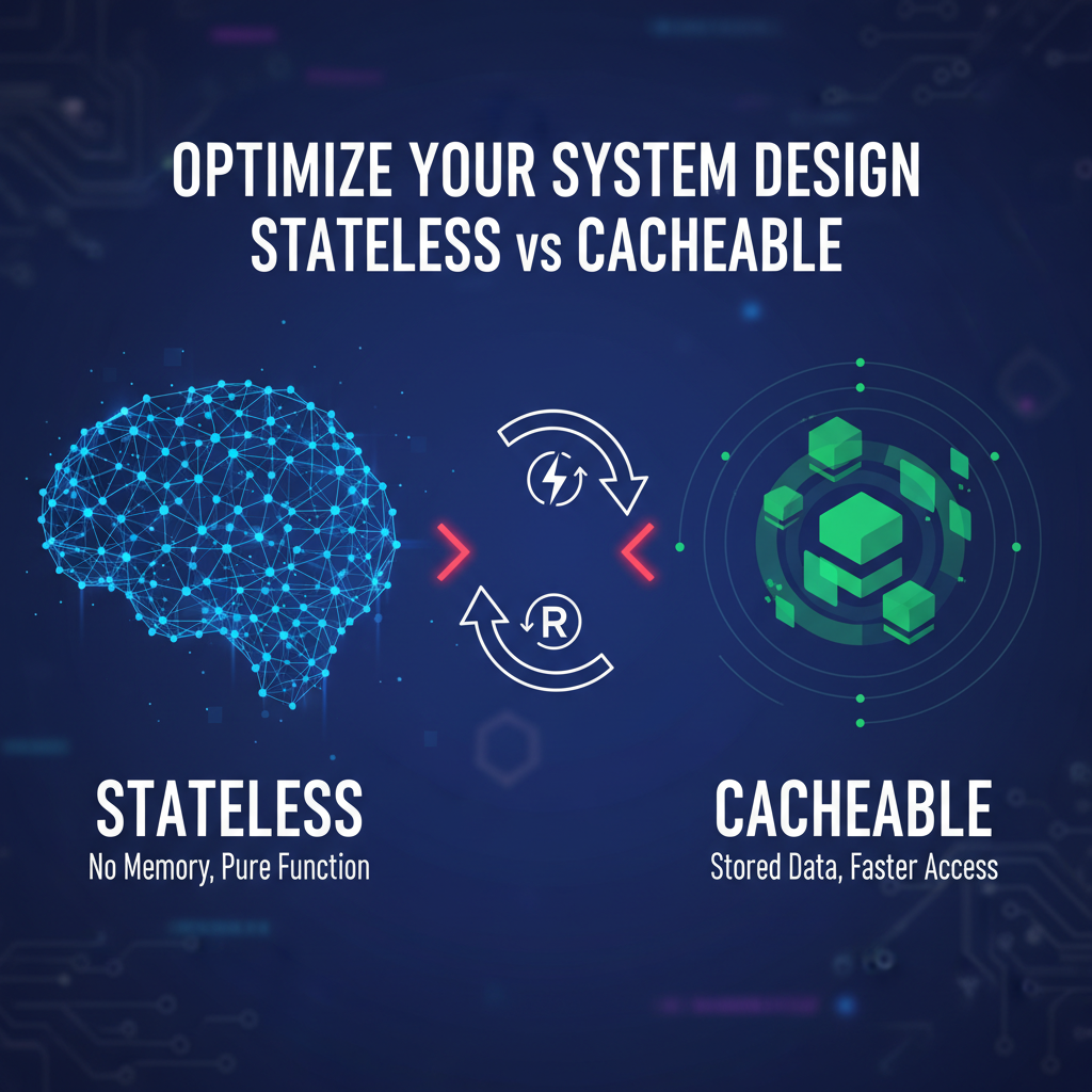 Stateless vs Cacheable: Optimize Your System Design