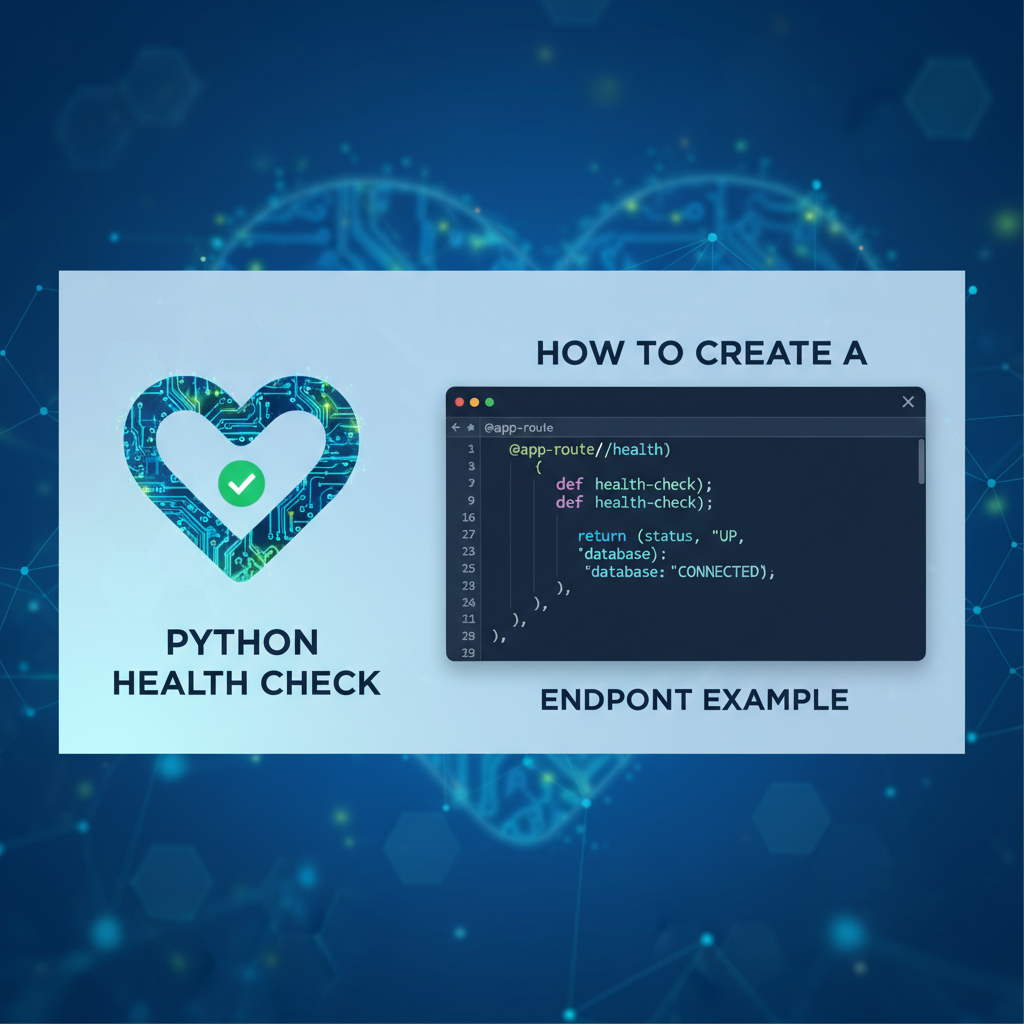 How to Create a Python Health Check Endpoint Example