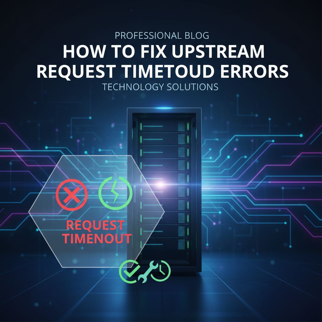 How to Fix Upstream Request Timeout Errors