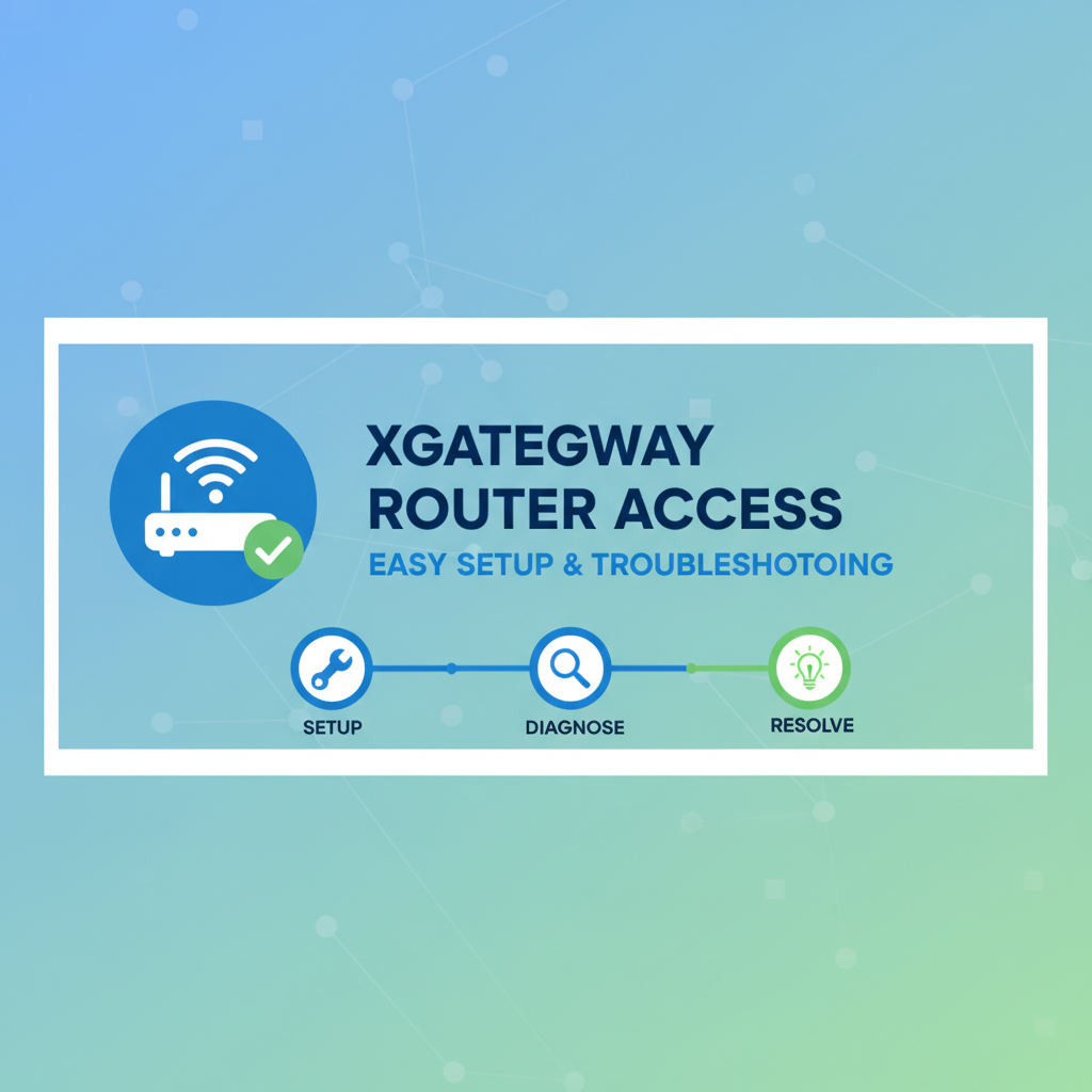 XGateway Router Access: Easy Setup & Troubleshooting