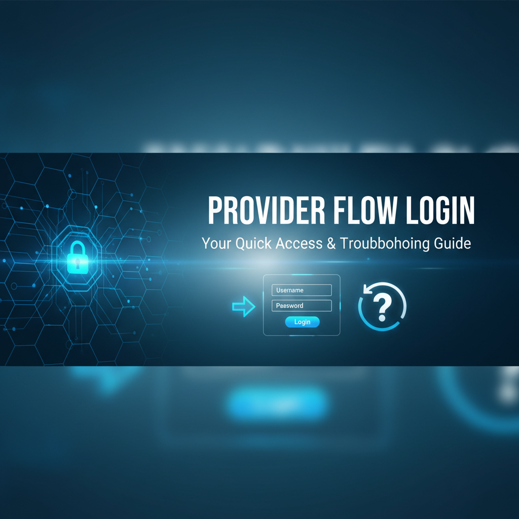 Provider Flow Login: Your Quick Access & Troubleshooting Guide