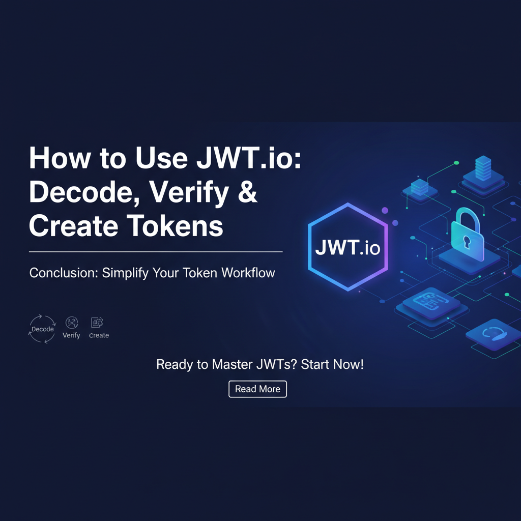 How to Use JWT.io: Decode, Verify & Create Tokens