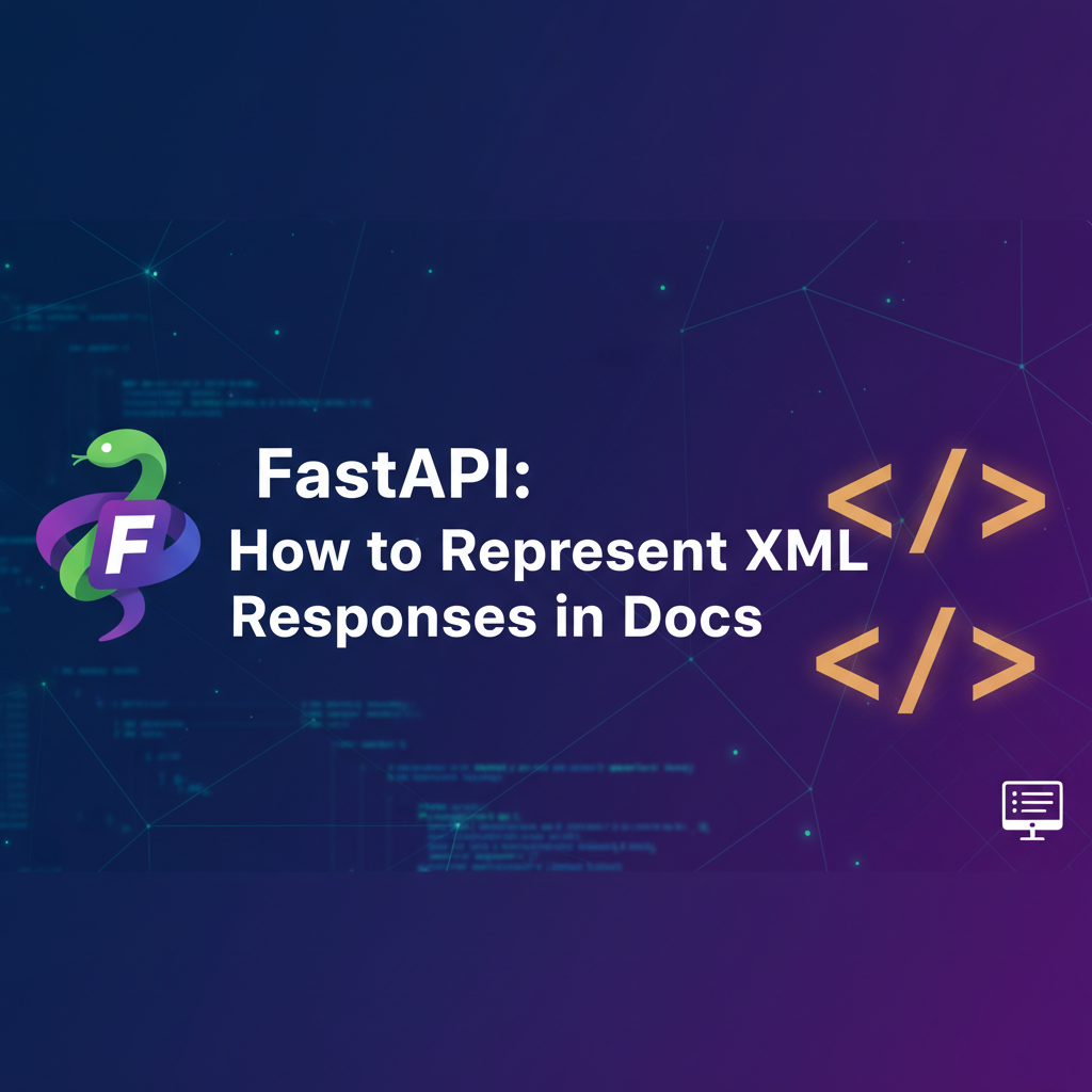 FastAPI: How to Represent XML Responses in Docs