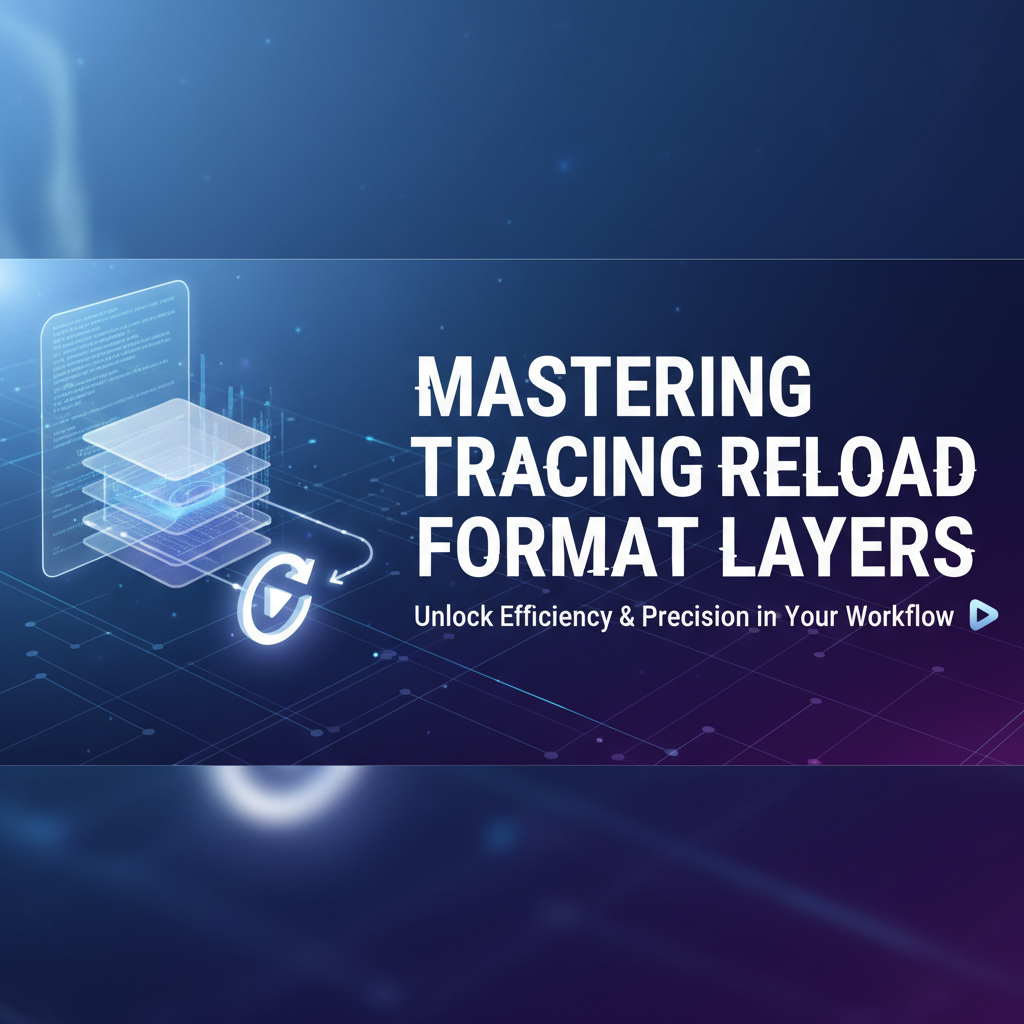 Mastering Tracing Reload Format Layers