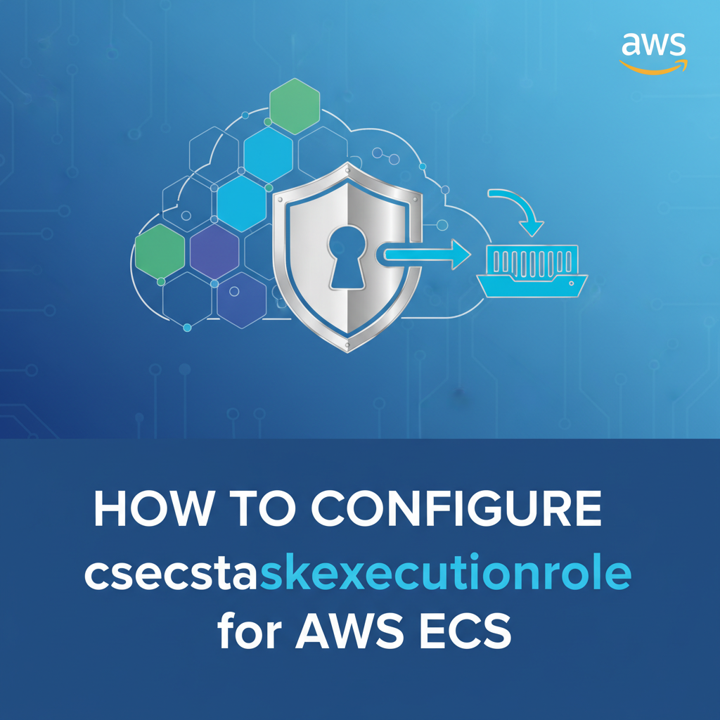 How to Configure csecstaskexecutionrole for AWS ECS
