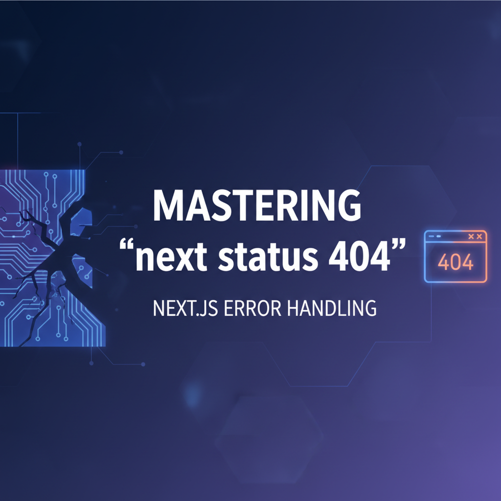 Mastering `next status 404`: Next.js Error Handling