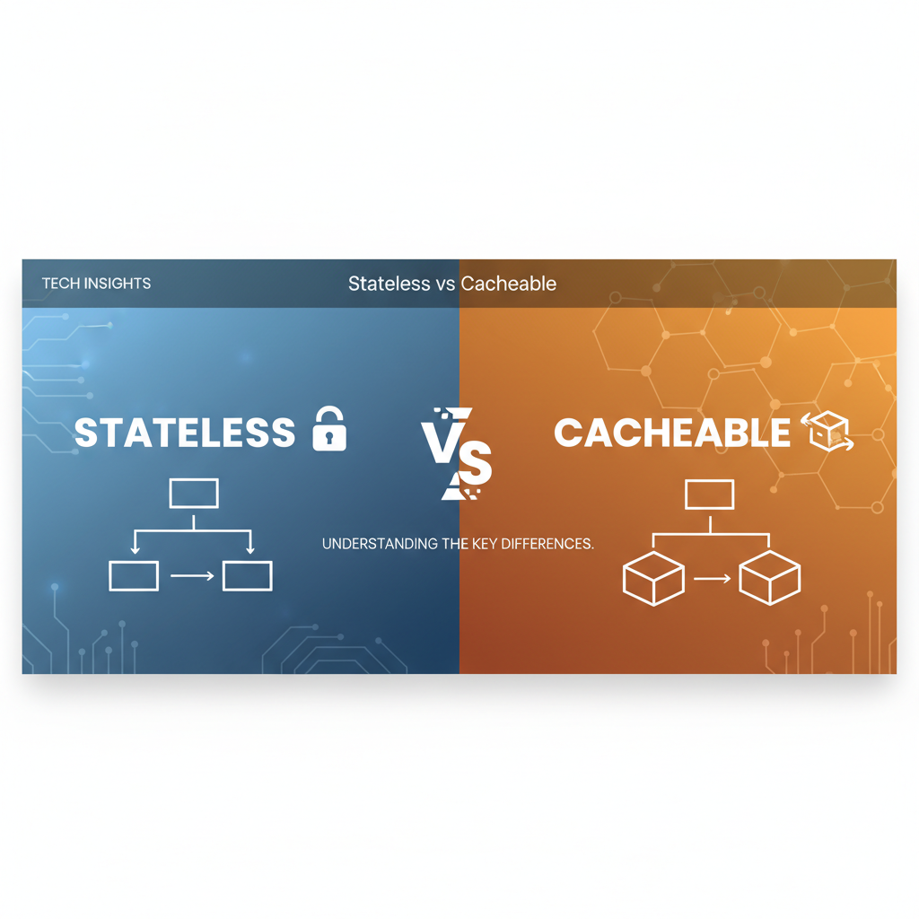 Stateless vs Cacheable: Understanding the Key Differences