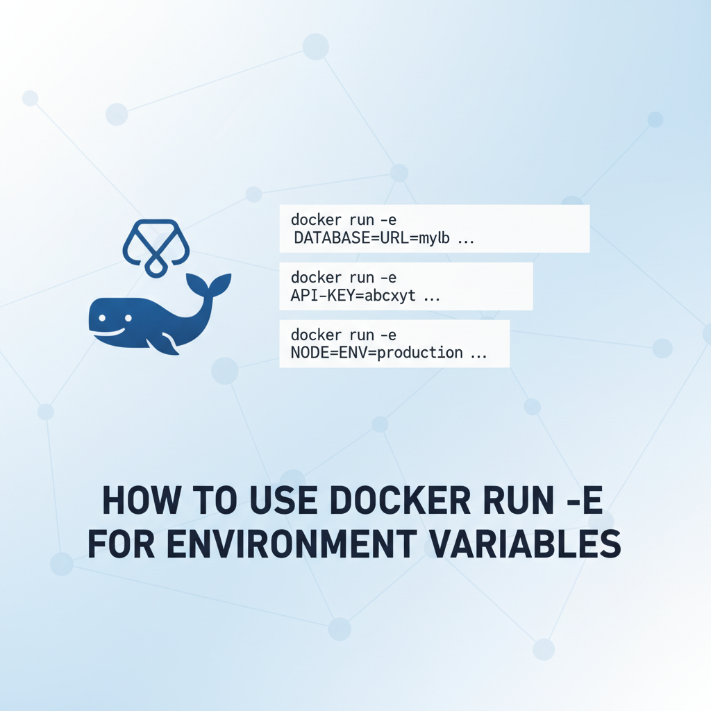 How to Use Docker run -e for Environment Variables