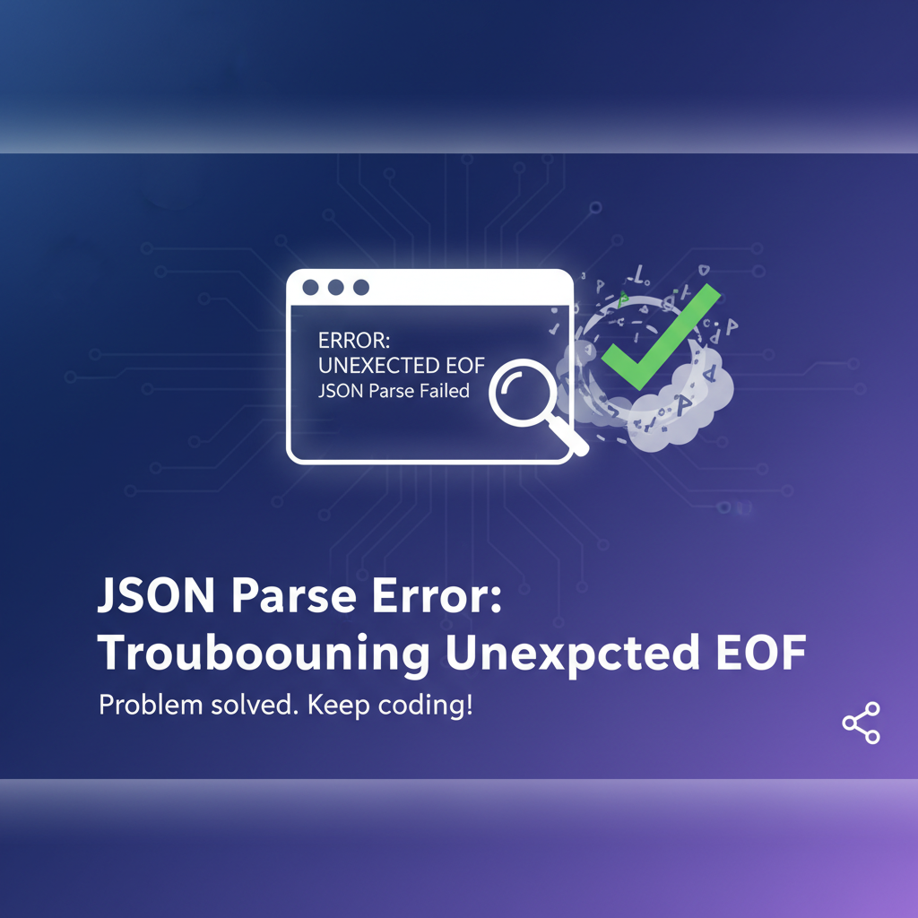 JSON Parse Error: Troubleshooting Unexpected EOF