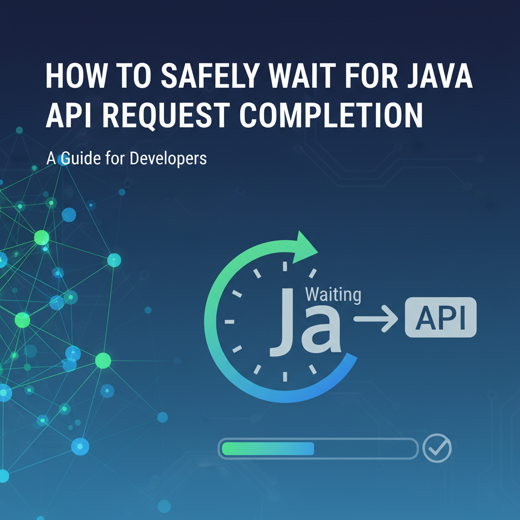 How to Safely Wait for Java API Request Completion