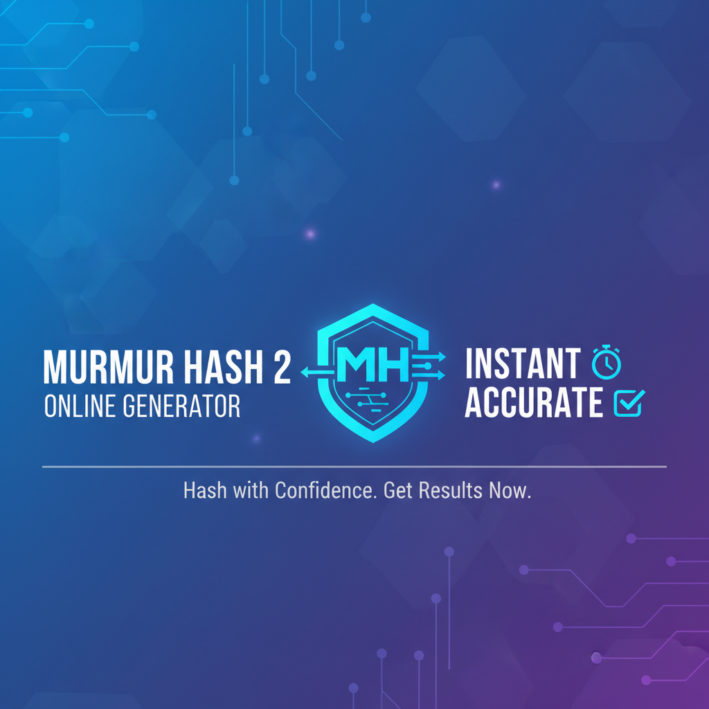 Murmur Hash 2 Online Generator: Instant & Accurate