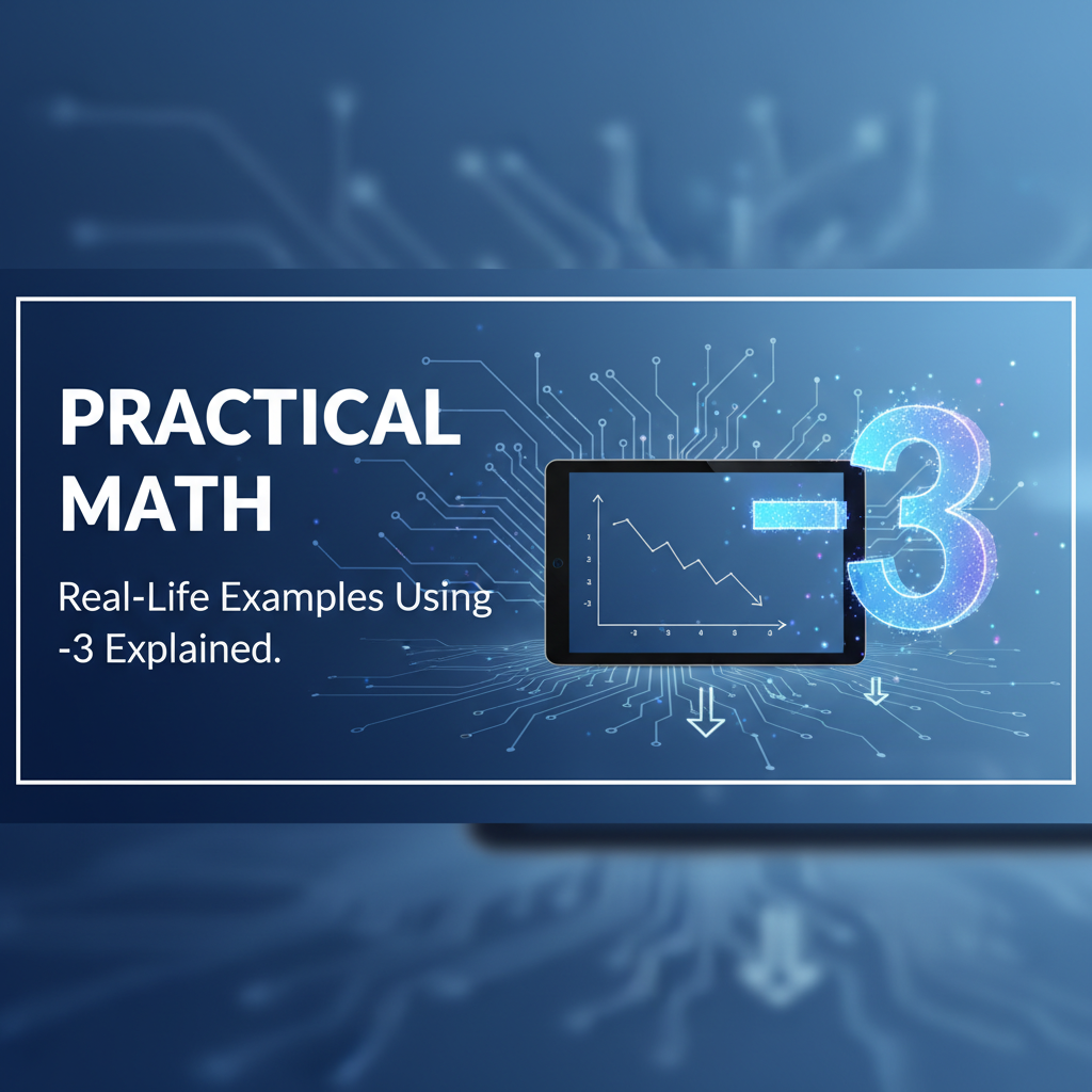 Practical Math: Real-Life Examples Using -3 Explained
