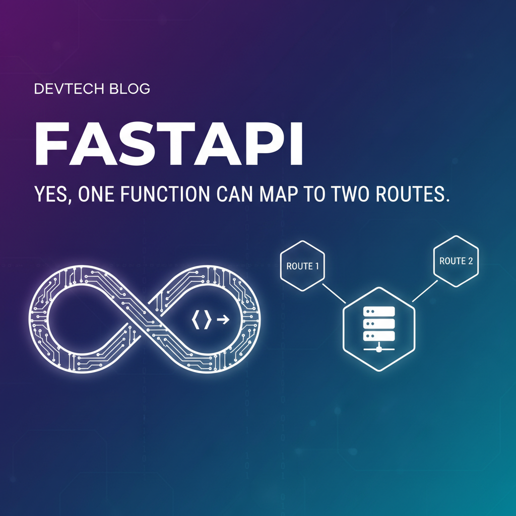 FastAPI: Yes, One Function Can Map to Two Routes