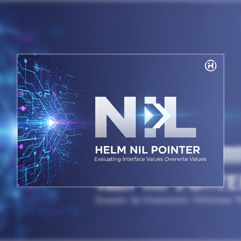 Helm Nil Pointer: Evaluating Interface Values Overwrite Values