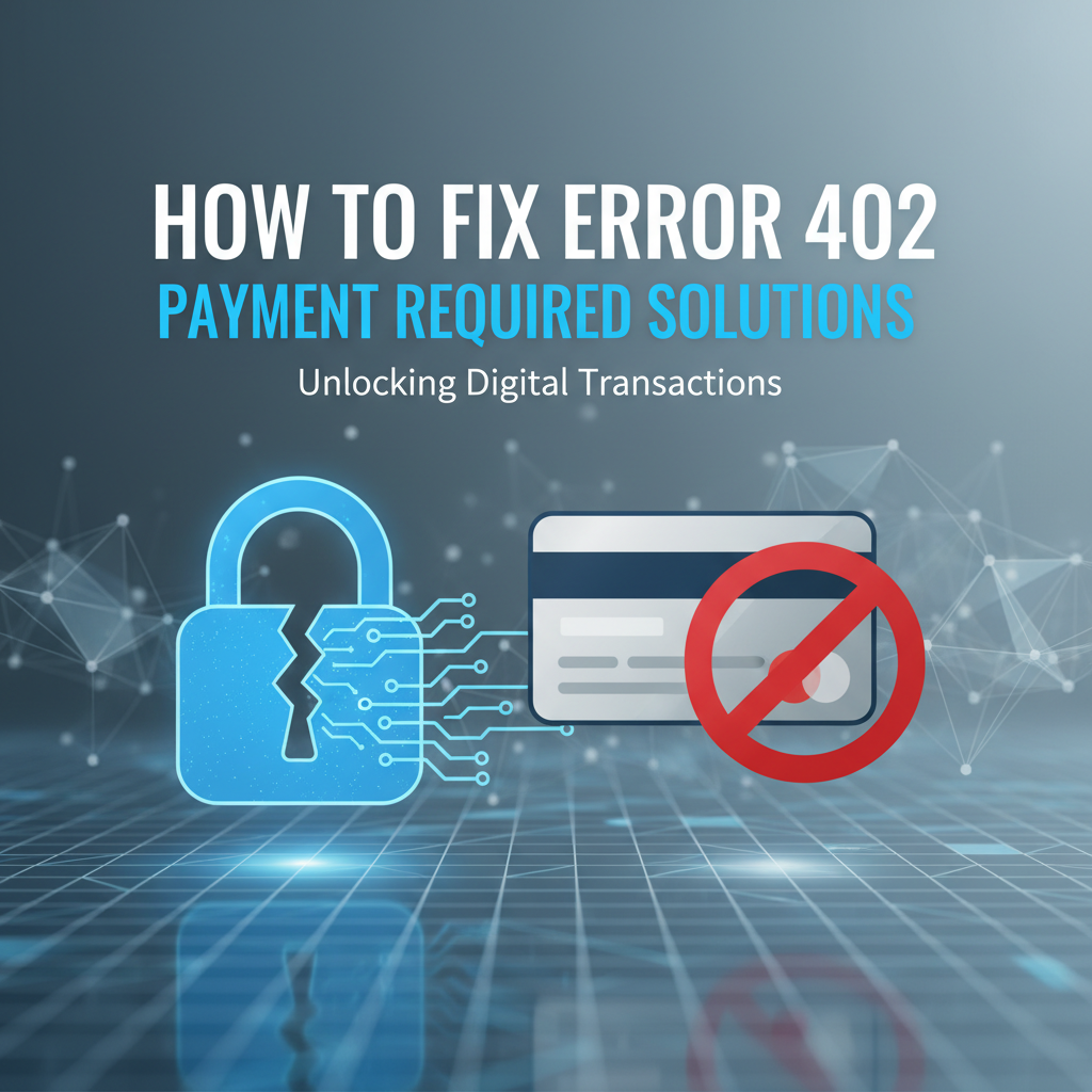 How to Fix Error 402: Payment Required Solutions