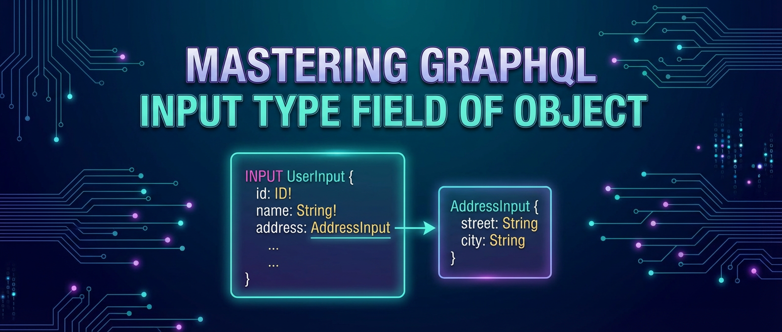 Mastering GraphQL Input Type Field of Object