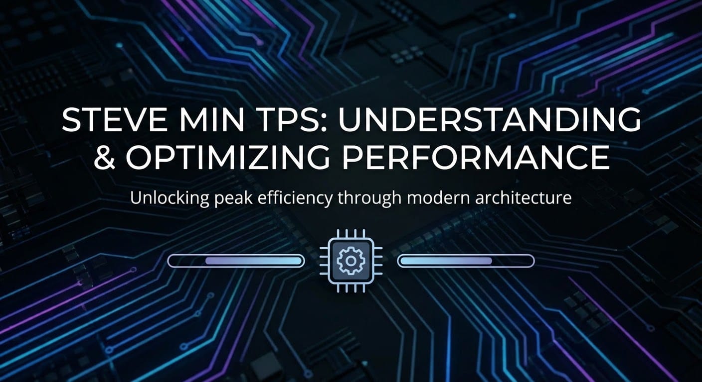 Steve Min TPS: Understanding & Optimizing Performance