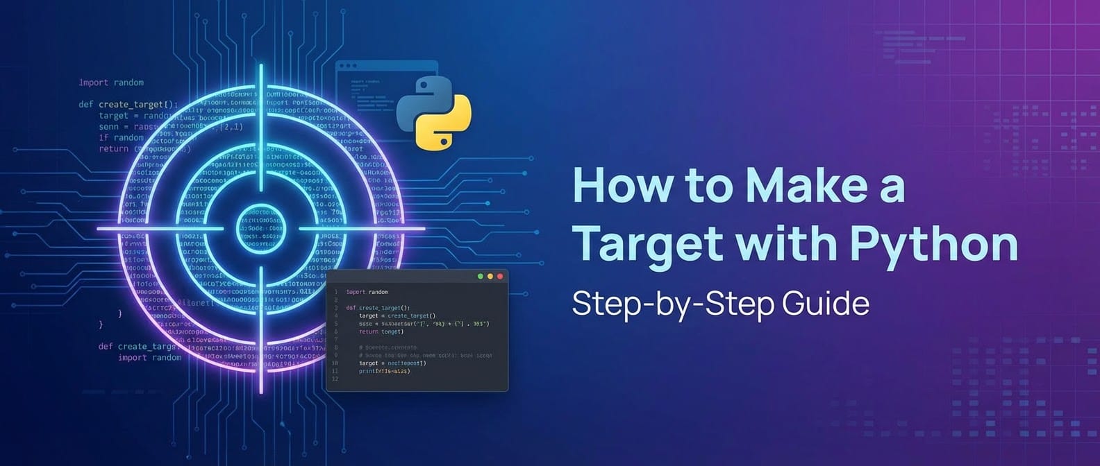 How to Make a Target with Python: Step-by-Step Guide
