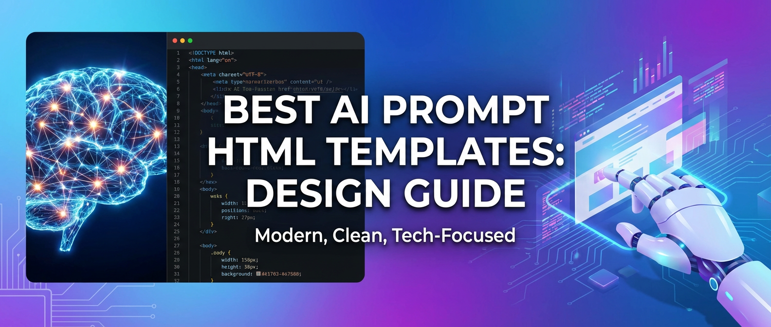 Best AI Prompt HTML Templates: Design Guide