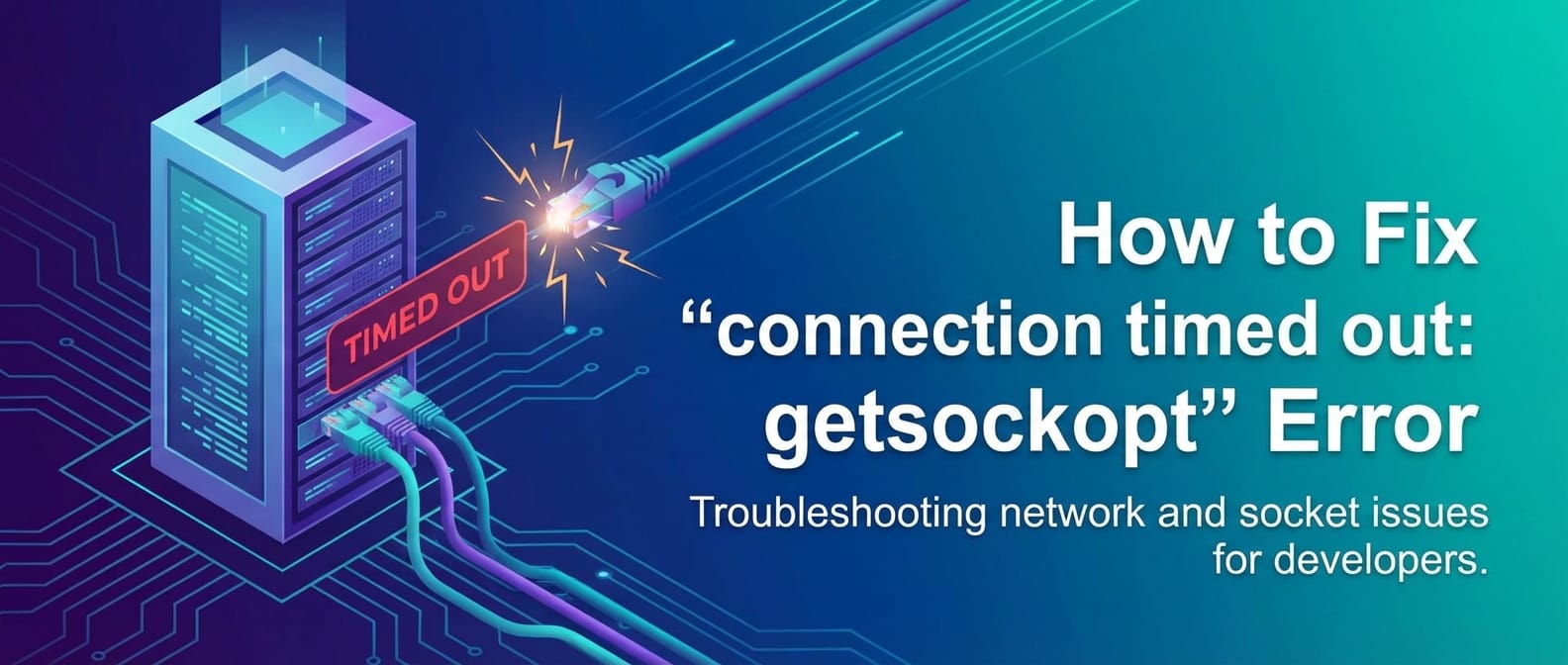 How to Fix 'connection timed out: getsockopt' Error