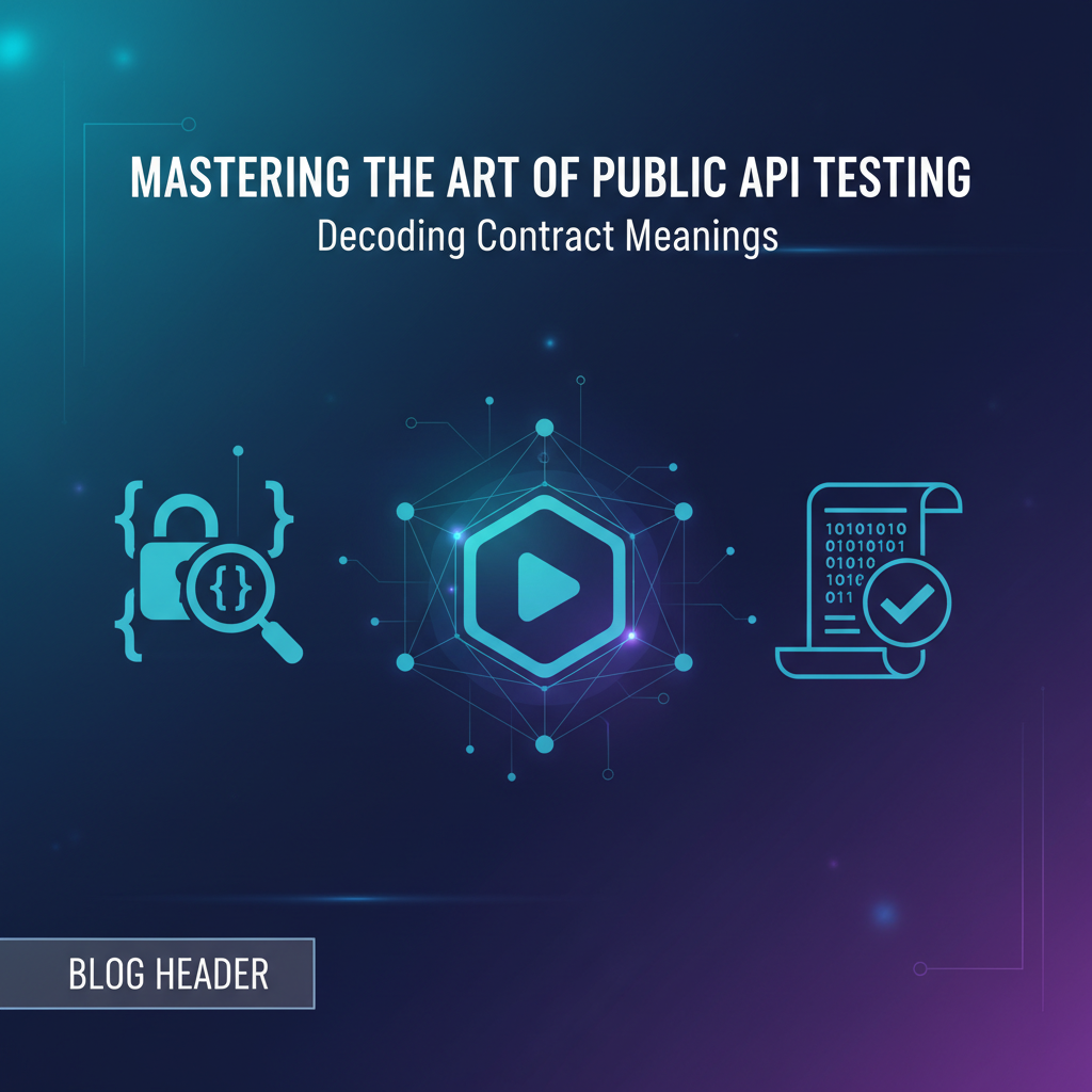 Mastering the Art of Public API Testing: Decoding Contract Meanings