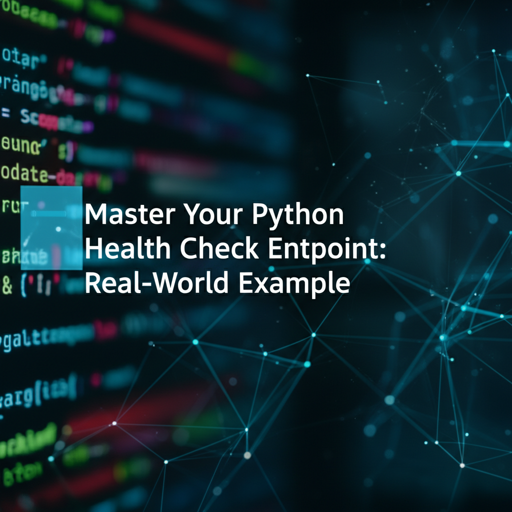 Master Your Python Health Check Endpoint: Real-World Example