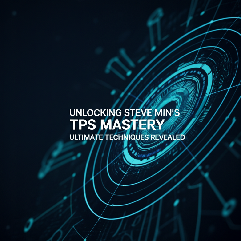 Unlocking Steve Min's TPS Mastery: Ultimate Techniques Revealed